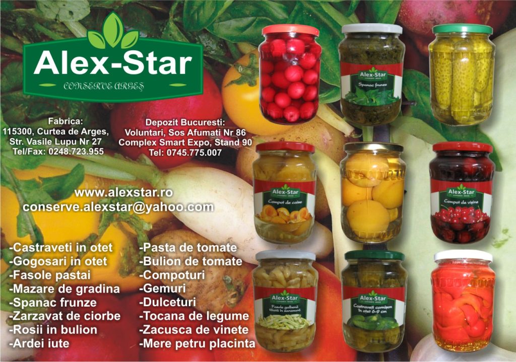 Alex Star S.R.L. – Procesare și conservare fructe și legume în Curtea ...